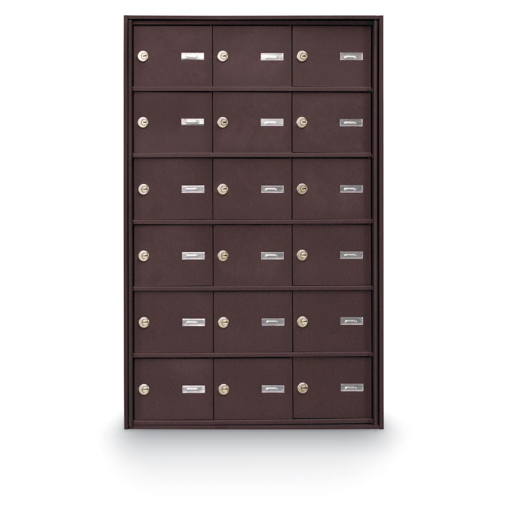 18 Door Rear Loading 4B+ Horizontal Mailbox