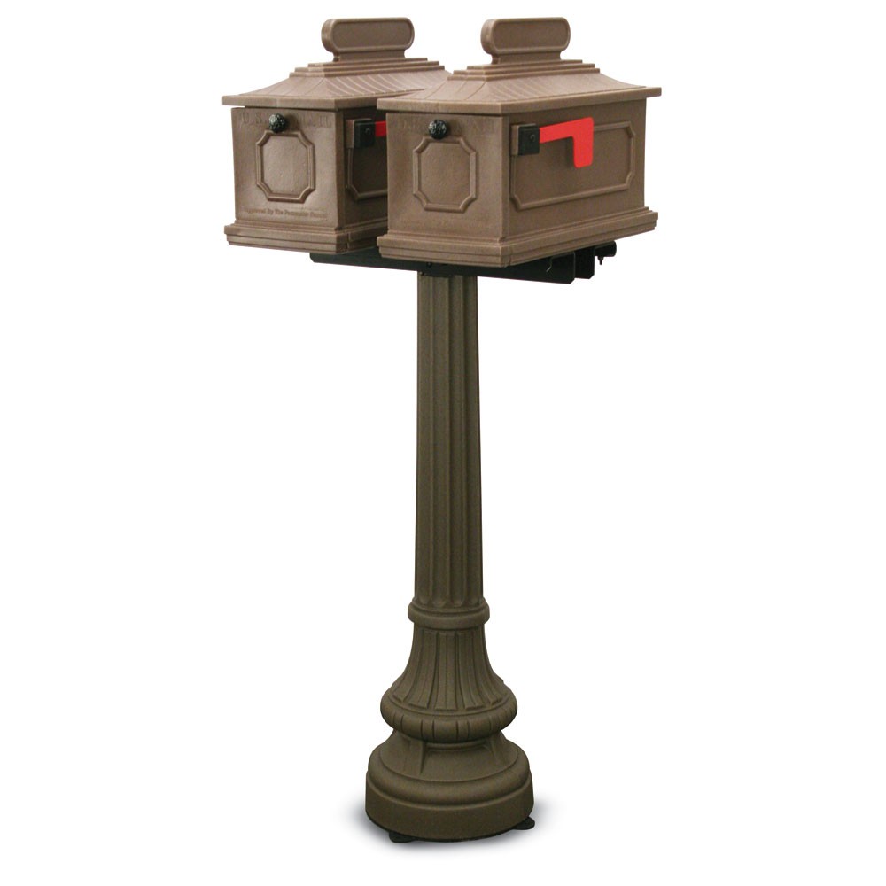 Montgomery 1812 Double Residential Mailboxes & Post