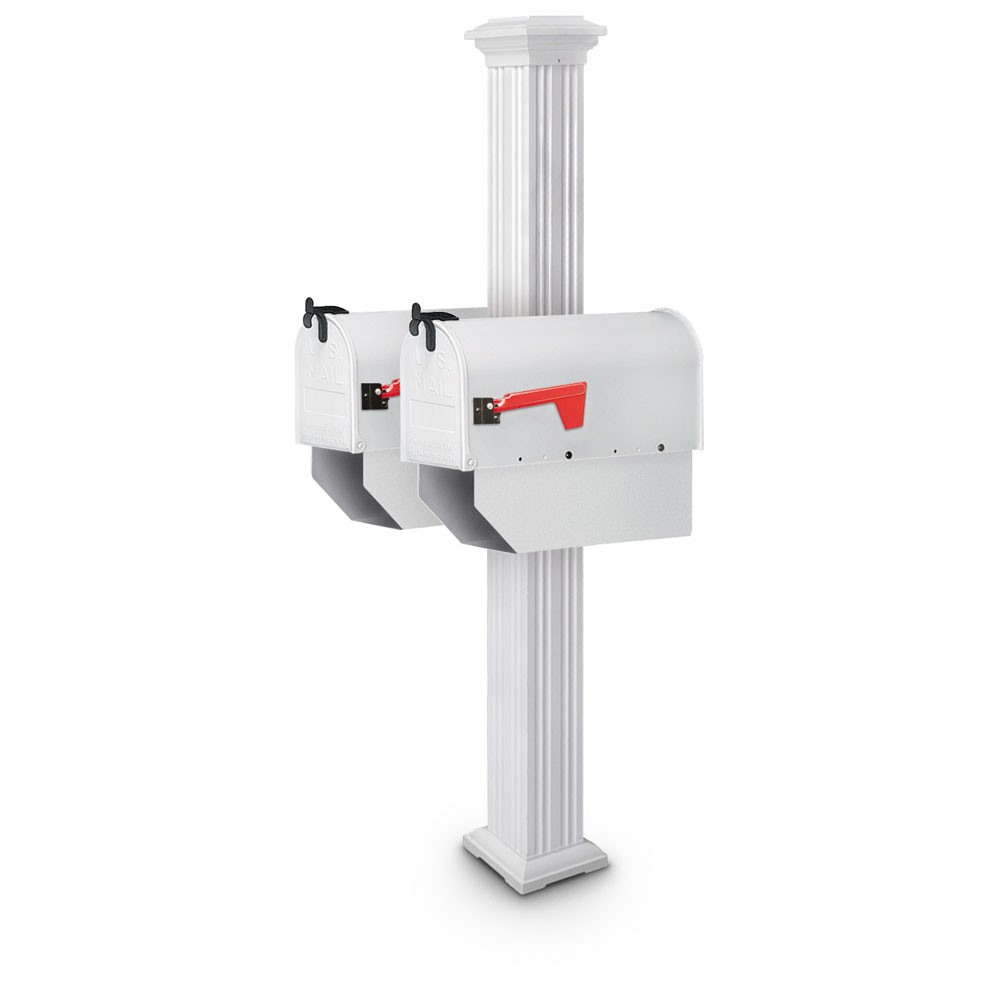 Porterfield Estate Series Double Residential Mailboxes & Post
