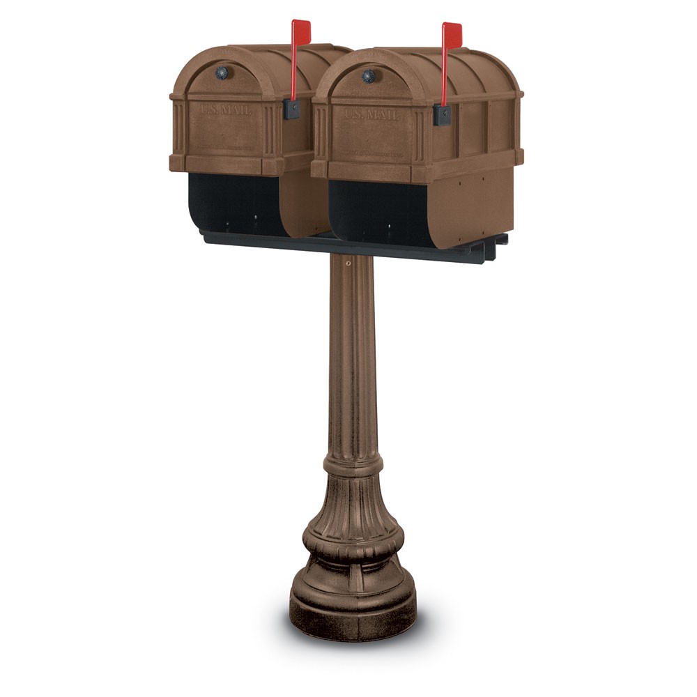 Wales 1092 Double Residential Mailboxes & Post